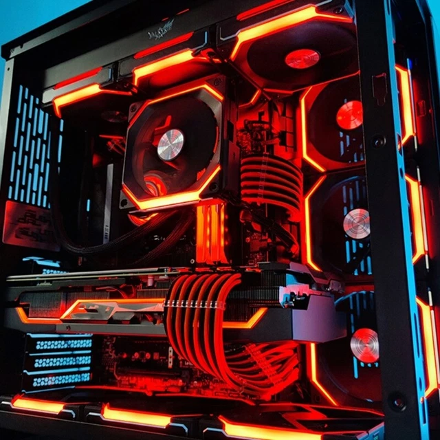 OVERCLOCKING COOLING FAN Bracket PC Case Memory Graphics Card CPU ...