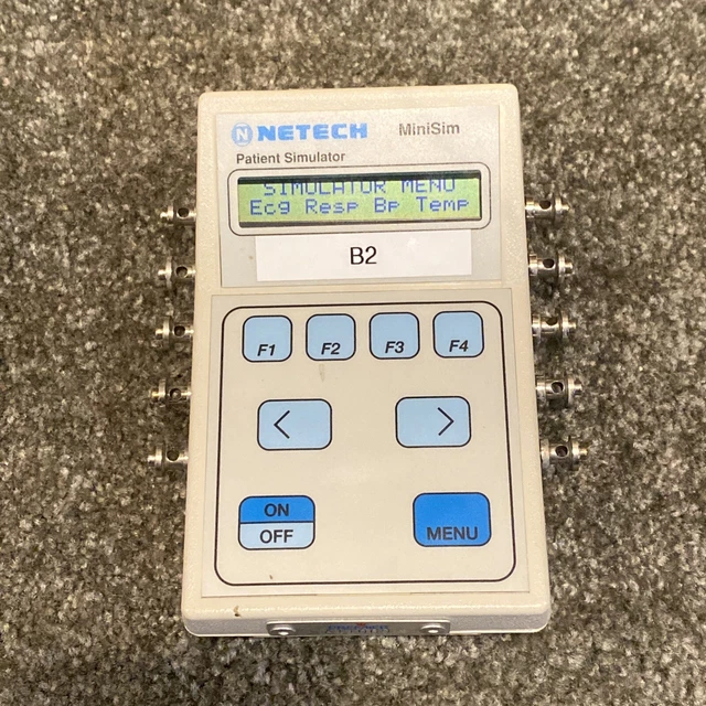NETECH MINISIM PATIENT ECG Arrhythmia Advanced Parameter Simulator GOOD ...
