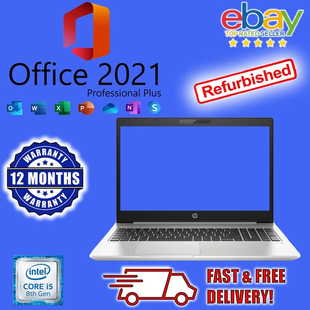 HP PROBOOK 450 G6 Windows 11 Microsoft Office 2021 i5 16GB RAM 512GB ...