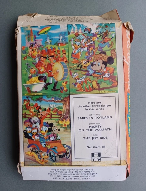 VINTAGE 1950S TOWER Press Disneyland “Artist at Work” Large Piece Flap ...