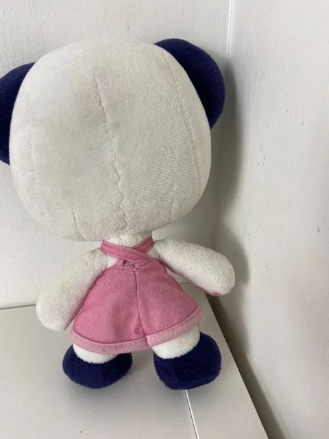 DREAMWORKS NODDY PAT-PAT Panda Small pink white black 8” Plush Soft Toy ...