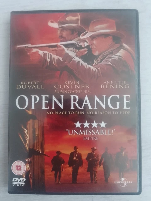 OPEN RANGE (2003, DVD) - Kevin Costner, Robert Duvall, Annette Bening £ ...