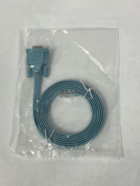 SERIAL RS232 DB9 To RJ45 Cat5 Ethernet Adapter Network Modem Switch ...