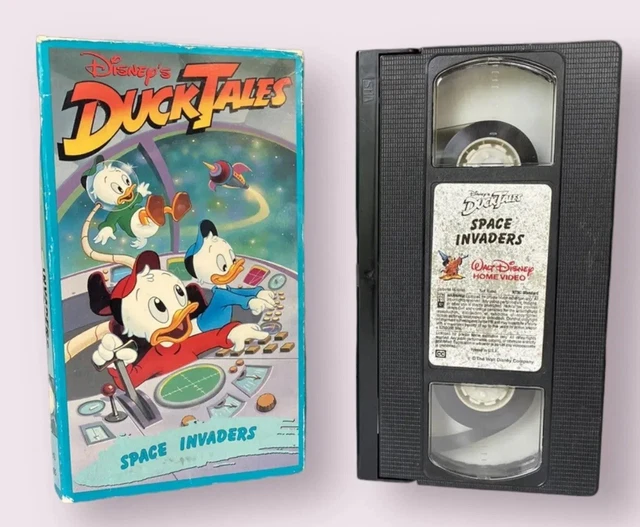 VTG DISNEY DUCKTALES - Space Invaders (VHS 1990) Disney Afternoons ...