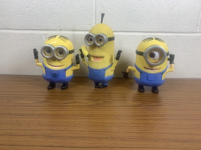 DESPICABLE ME DELUXE 8" Minions Talking Dave Mel Stuart Thinkway Toys ...