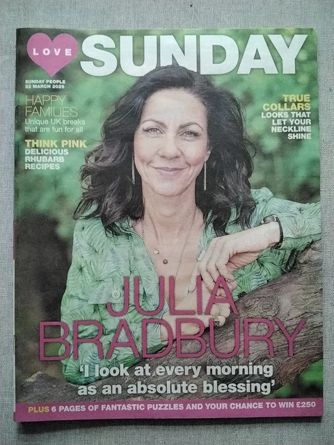 LOVE SUNDAY PEOPLE Magazine 22 March 2026 Julie Bradbury £2.49 ...