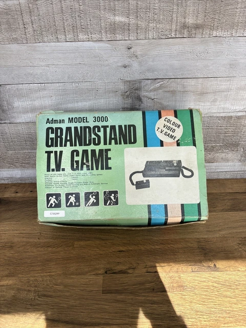 VINTAGE GRANDSTAND T.V. Game Console Adman Model 3000 (Untested) Tennis ...