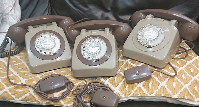 GPO 700 GREY/BROWN x 3 Phones £29.82 - PicClick UK