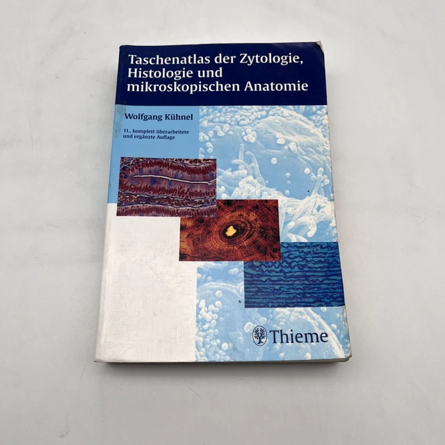 TASCHENATLAS DER ZYTOLOGIE, Histologie und mikroskopischen Anatomie| 11. Auflage EUR 10,99 ...