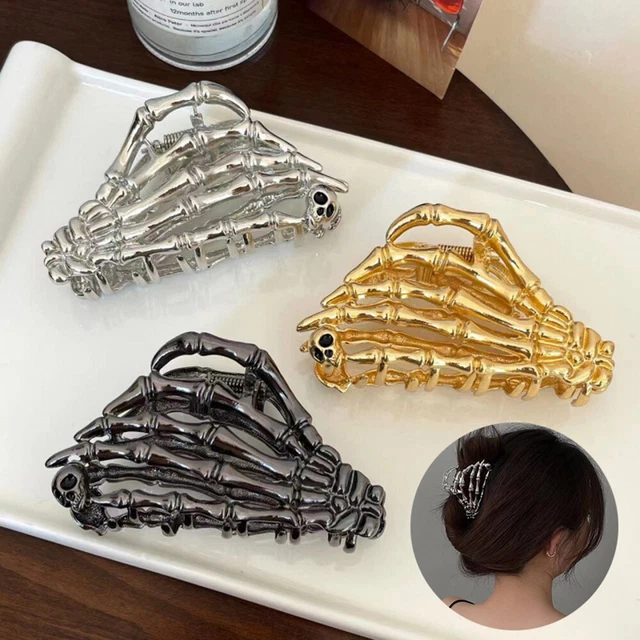 ACCESSORI CAPELLI OSSA cranio squalo testa scheletro fai da te capelli ...