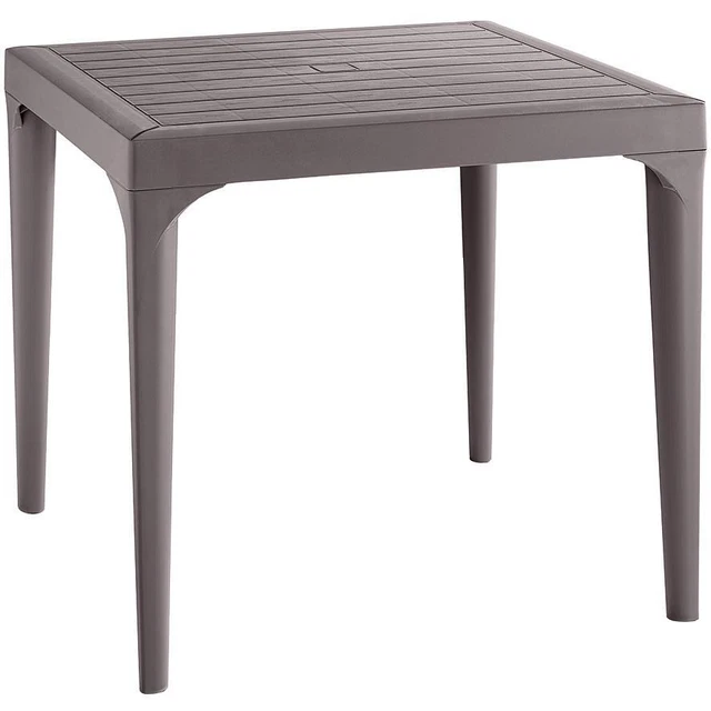 BICA MALMO TABLE Résine Pour L'Extérieur Jardin CM 80X80X74H Taupe EUR ...