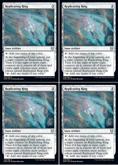 MTG - 4X REPLICATING RING - Kaldheim (U) EUR 5,93 - PicClick FR