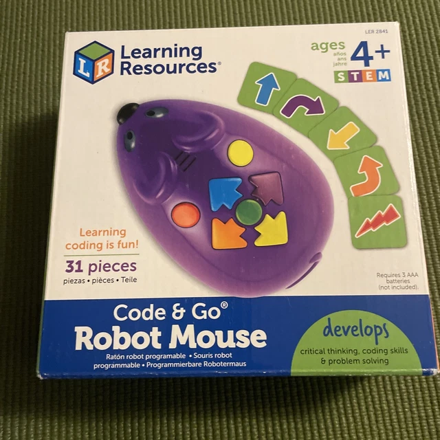 LEARNING RESOURCES CODE & Go Robot Mouse, Coding STEM Toy, NEW Sealed ...