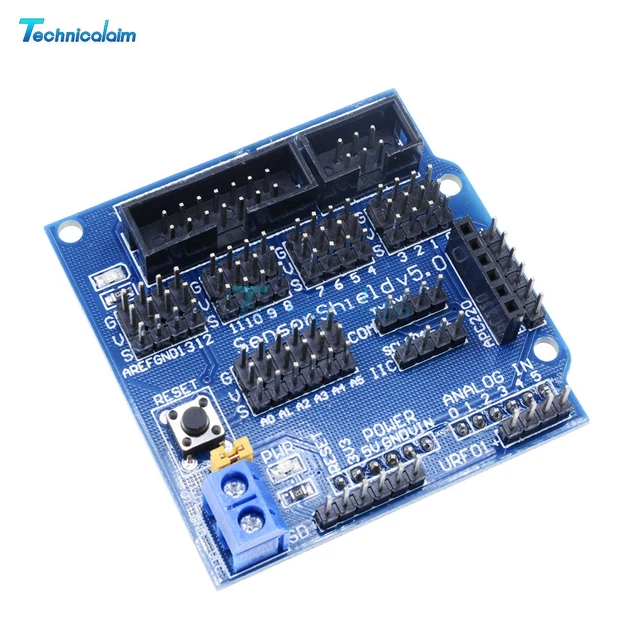 UPGRADED V5 ARDUINO Sensor Shield for Arduino UNO R3 Expansion Board V5 ...