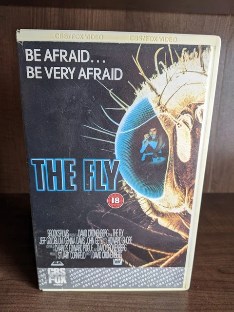 THE FLY BIG Box Ex-Rental VHS CBS Fox 1986 Rare! £50.00 - PicClick UK