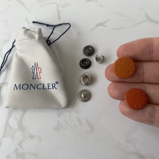 MONCLER REPLACEMENT BUTTONS & Parts Genuine - Orange £30.00 - PicClick UK