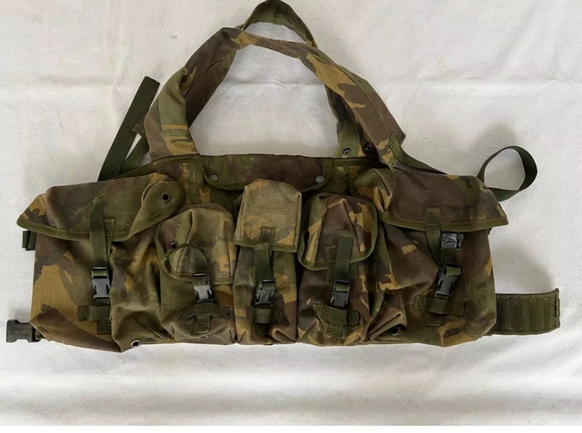 BRITISH ARMY DPM Chest Rig Tactical Airborne Webbing Vest NI - No Res £ ...