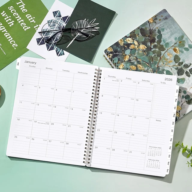 2026 PLANNER - Planner 2026 Weekly and Monthly, 9''x11'', Jan. 2026 ...