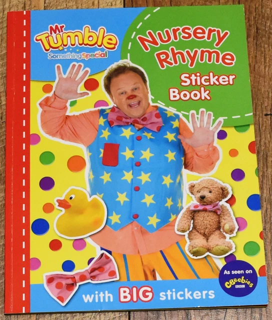 MR TUMBLE SOMETHING Special Nursery Rhyme Sticker Book with big ...