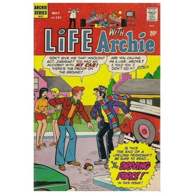 LIFE WITH ARCHIE #121 - 1958 series Archie comics VF Full description ...
