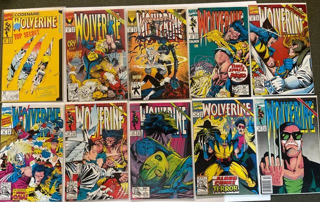 LOTTO WOLVERINE 1988 #50-#79 in perfette condizioni/fn (lotto 30 libri ...