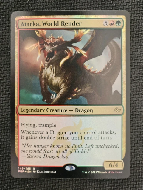 FATE REFORGED ** Atarka, World Render (FOIL) ** Mtg Magic (EX+/LP) EUR ...