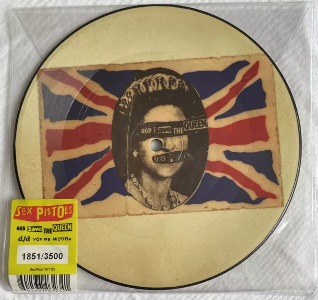Sex Pistols God Save The Queen Uk 7 Vinyl Picture Disc 2012 Ltd