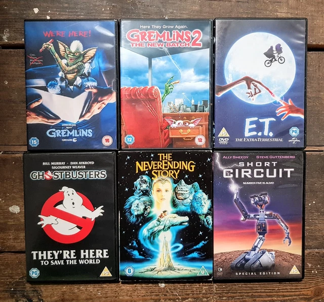 80'S FANTASY DVD Bundle - Gremlins/ Short Circuit/ Never Ending Story ...