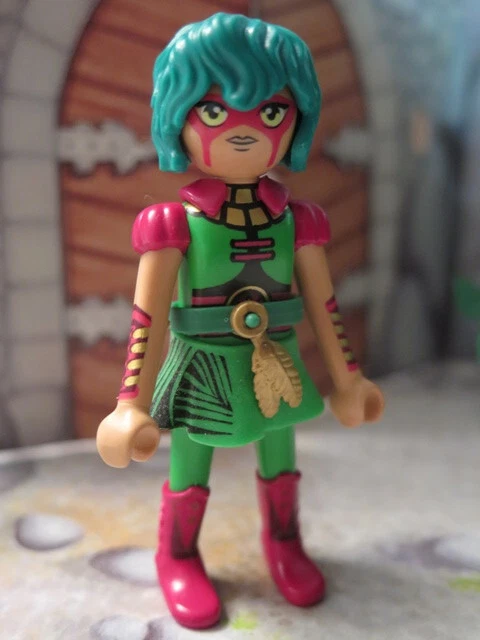 RARE JOLIE FÉE verte sans aile Ayuma 70803 70805 PLAYMOBIL monde des ...