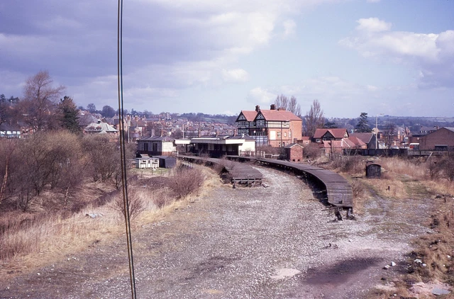 ORIGINAL SLIDE BR ex-LNWR ex-LMS ASHBOURNE RAILWAY STATION Derbyshire ...