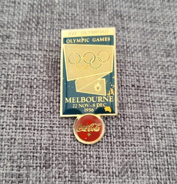 OLYMPIC GAMES MELBOURNE Australia 1956 Coca Cola Badge £11.49 - PicClick UK