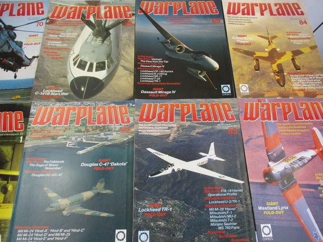 WARPLANE MAGAZINE LARGE Selection Combine Postage - Complete The ...