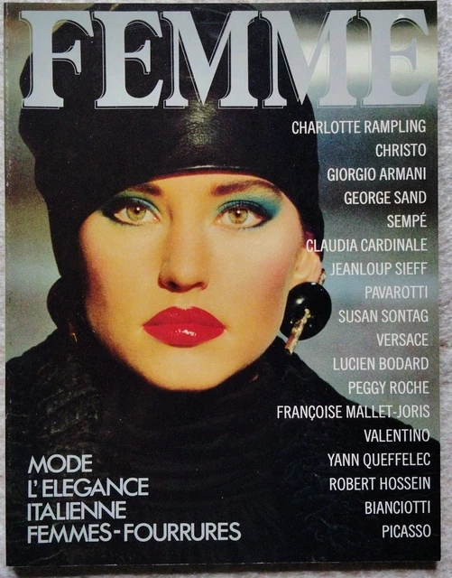 FRENCH MAGAZINE Femme N°9 Oct.1985 Inside Pages Charlotte Rampling EUR ...