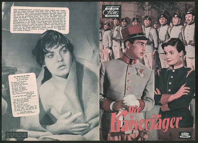 FILMPROGRAMM DNF, DIE Kaiserjäger, Erika Remberg, Rudolf Forster, Senta ...
