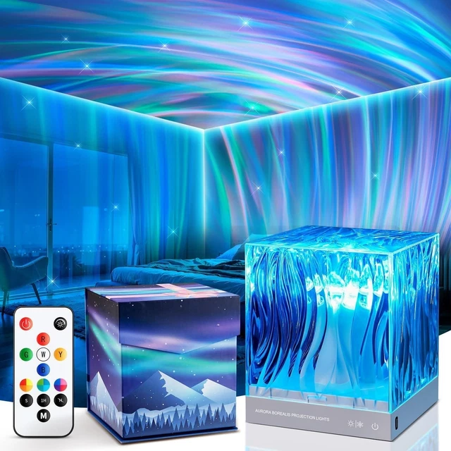 VALENTINE DAY NORTHERN Lights Projector 18-Color LED Galaxy Night Light ...