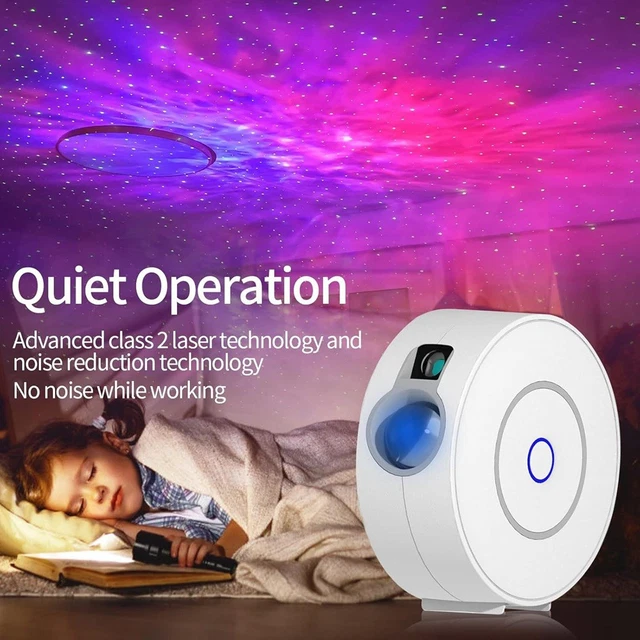 GALAXY PROJECTOR LED Starry Night Light, Nebula Ceiling Night Light App2350 £31.19 - PicClick UK