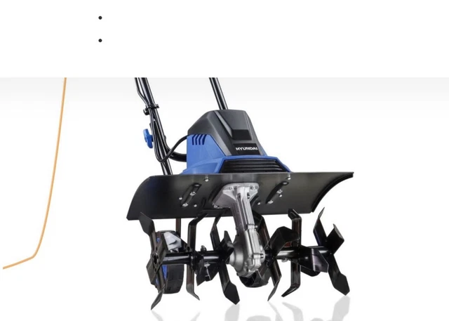 GARDEN TILLER HYUNDAI 1500w Electric Cultivator, Rotovator And ...