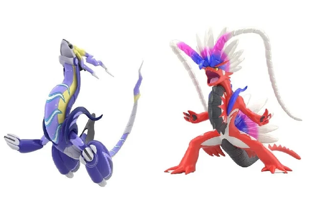 POKEMON SCALE WORLD Paldea Region Corridon, Miraidon limited tutti i 2 ...