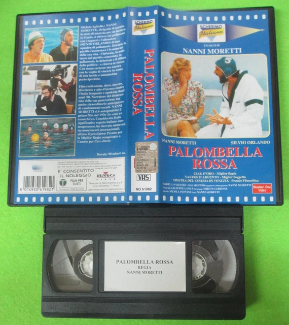 VHS FILM PALOMBELLA ROSSA 1995 Nanni Moretti Silvio Orlando NUMBER (F45 ...