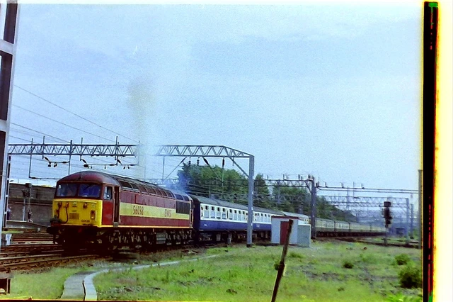 35MM RAILWAY COLOUR Negative Class 56 038 at Crewe £1.95 - PicClick UK