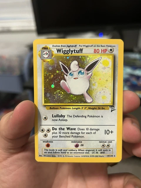 POKEMON WIGGLYTUFF SET Base 19/130 2 ologrammi MP 2000 Gamefreaks EUR 4 ...