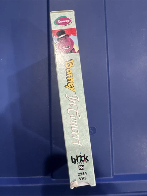 BARNEY IN CONCERT VHS Tape Movie Home Video 2000 Classic Collection VG ...