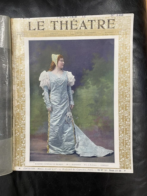 RARE ANTIQUE 1904 Edition Of Le Theatre Magazine £20.00 - PicClick UK