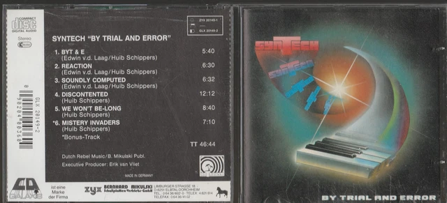PŁYTA CD SYNTECH - By Trial And Error 1989 I Wydanie ______________ I ...