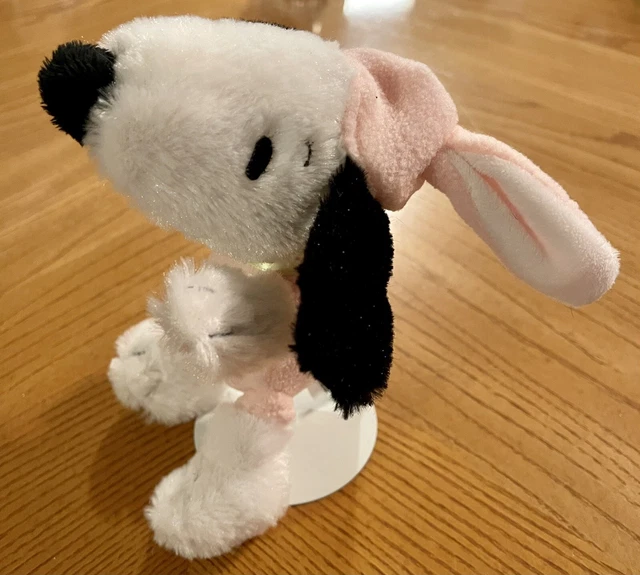HALLMARK PEANUTS SNOOPY 8" Pink Plush Toy Stuffed Animal puppy dog ...
