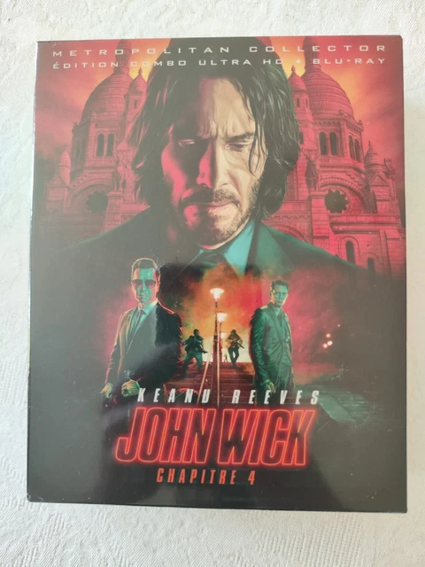 JOHN WICK : Chapitre 4 | Collector Édition Steelbook Blu-ray 4K EUR 200,00 - PicClick FR