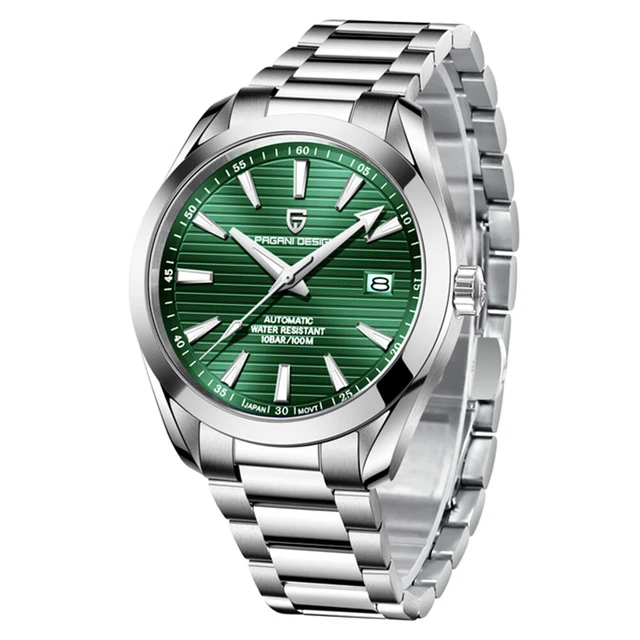 MEN'S AUTOMATIC MECHANICAL Watches 100M Waterproof Sapphire Glass Japan ...