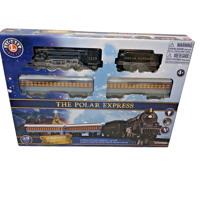 LIONEL THE POLAR Express Battery Operated Train Set 28pc w/ Sounds 7 ...