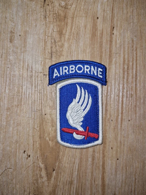 US ARMY AUFNÄHER Patch 173rd Airborne Brigade farbig mit Airborne Tab ...
