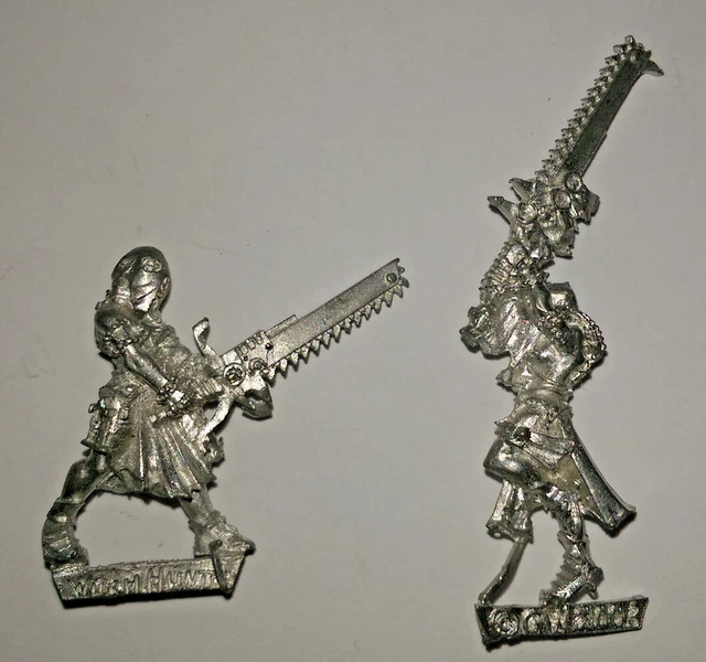 SISTERS OF BATTLE Repentia Adeptus Sororitas Chainswords x2 Metal 40K ...